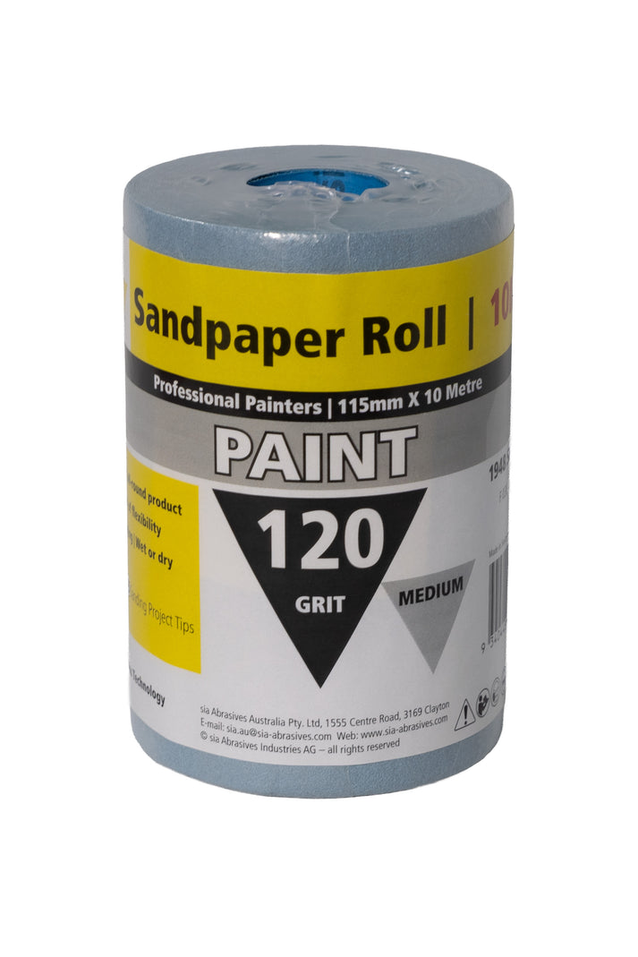 SIA Sandpaper Roll 10M 120GRIT – My Paint & Co