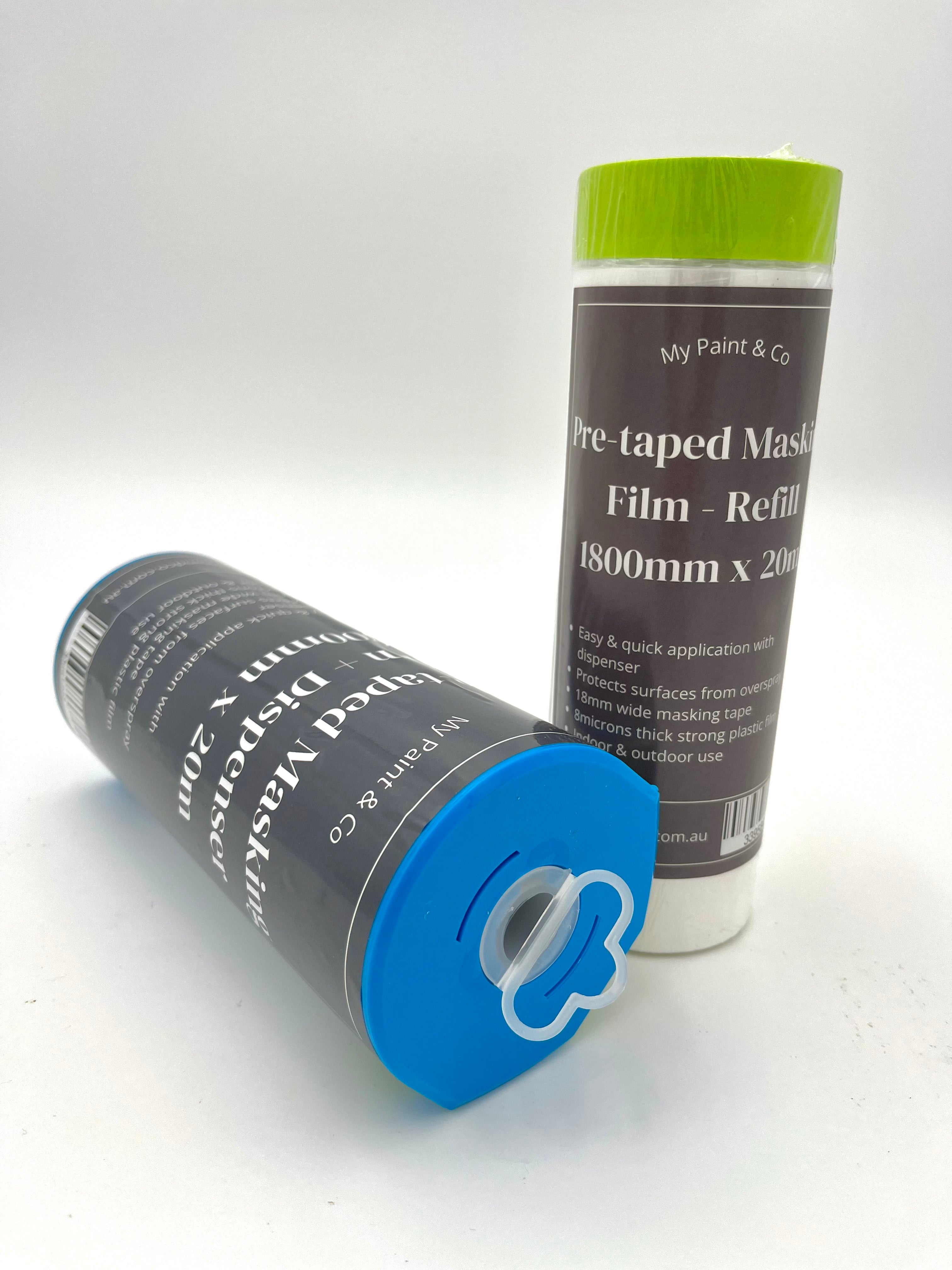 (Clearance) Pre-taped Masking Film – My Paint & Co