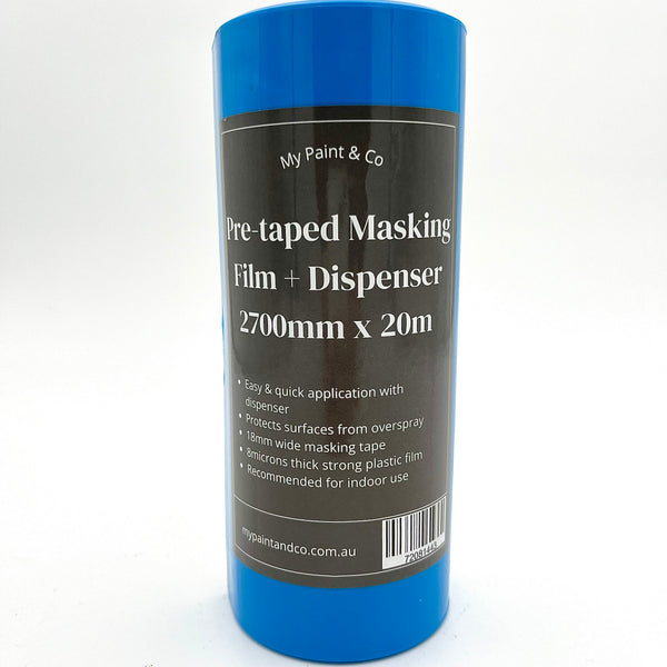 (Clearance) Pre-taped Masking Film – My Paint & Co